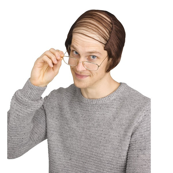 Brown Comb Over Wig - Party Time, Inc.