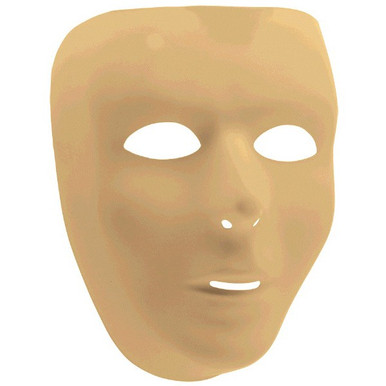 Gold Full Face Mask - Party Time, Inc.