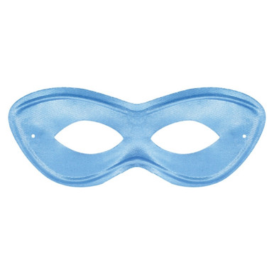 Light Blue Superhero Mask - Party Time, Inc.