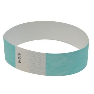 Waterproof Security Bands 100ct - Aqua - Party Time, Inc.