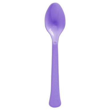 New Purple Plastic Spoons Box - Party Time, Inc.