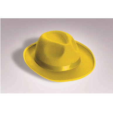 Deluxe Yellow Fedora - Party Time, Inc.