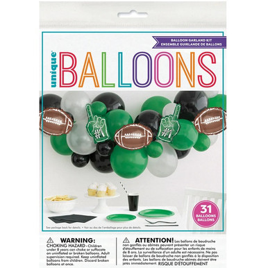 Football Balloon Garland Kit - Party Time, Inc.
