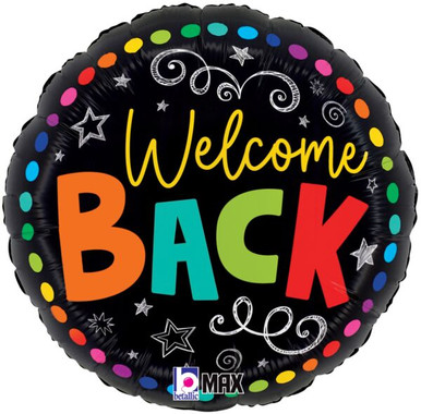 Welcome Back Balloon 18in