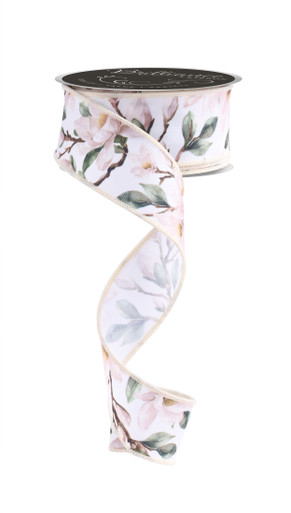 Magnolias Ribbon 1.5in - Party Time, Inc.