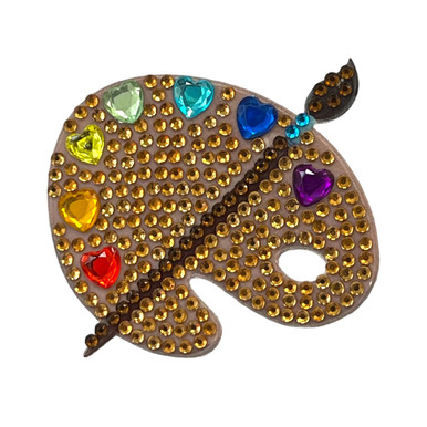 Stickerbeans Rhinestone Sticker - Paint Palette - Party Time, Inc.