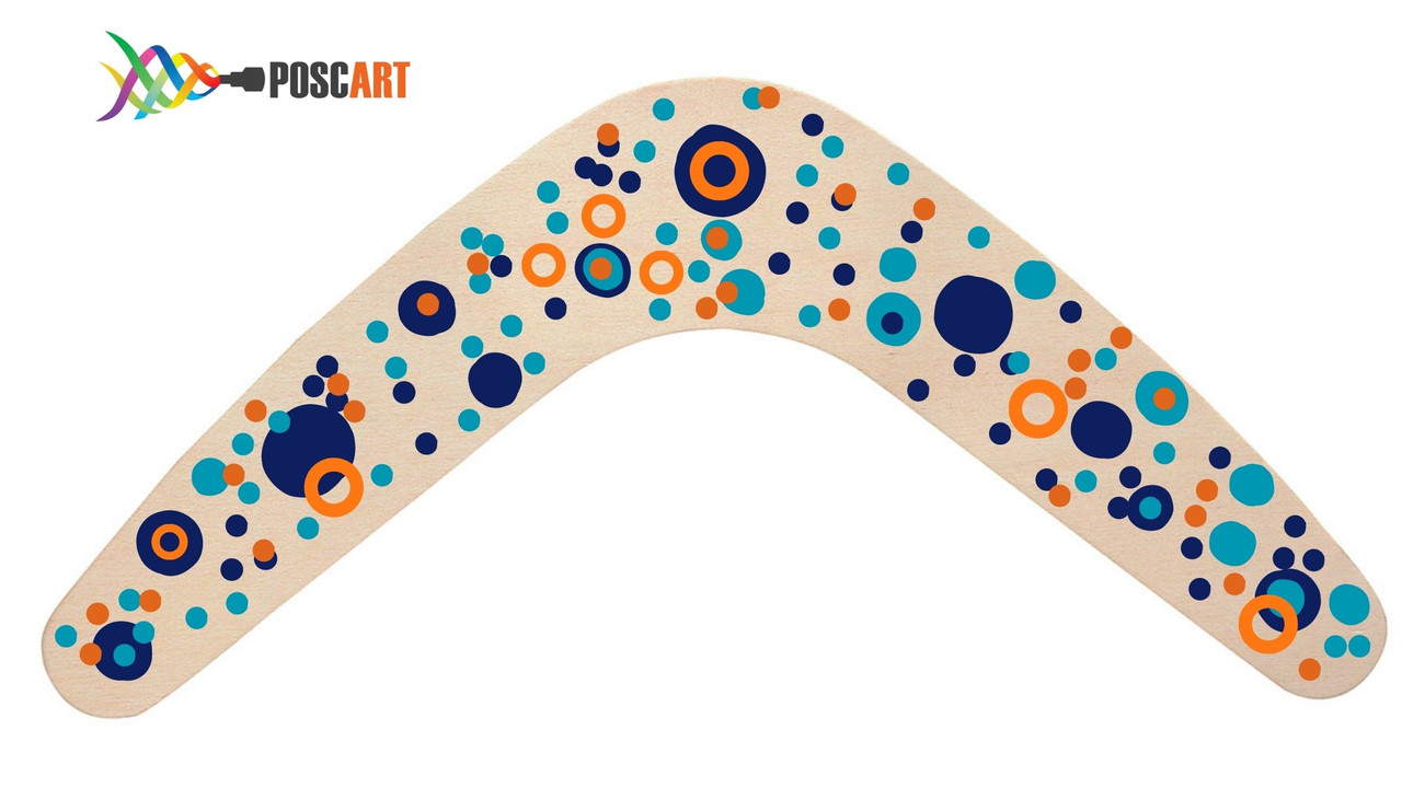 Blank Wooden Plywood Boomerang For Art To Posca Your Own Custom ...