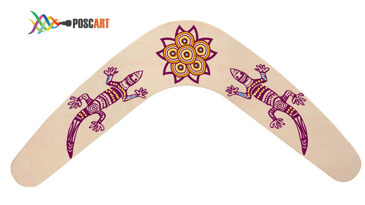 Blank Wooden Plywood Boomerang For Art To Posca Your Own Custom ...