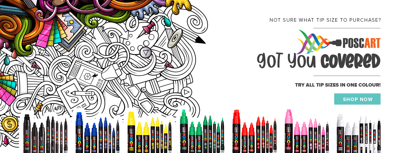 Buy Posca Pens & Posca Markers Online | PoscART Australia
