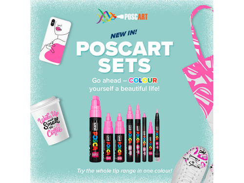 Try All 8 Posca Tip Sizes in One Colour – The Ultimate Experience - PoscART