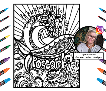 2021 Posca Colour Chart Featuring Competition Winner - PoscART