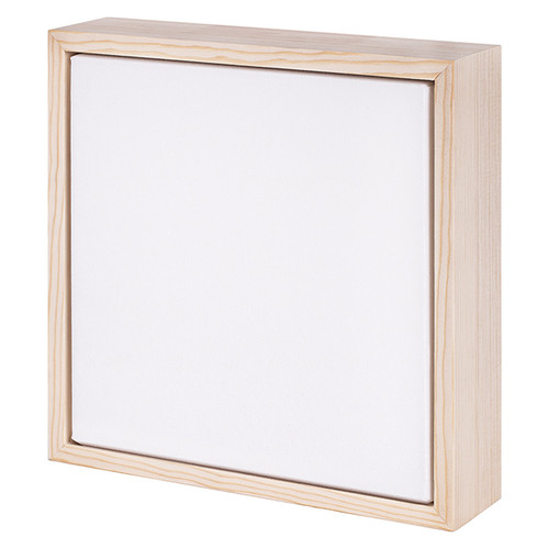 Floating Wooden Box Canvas 20.3 x 20.3cm (8 x 8") | PoscArt