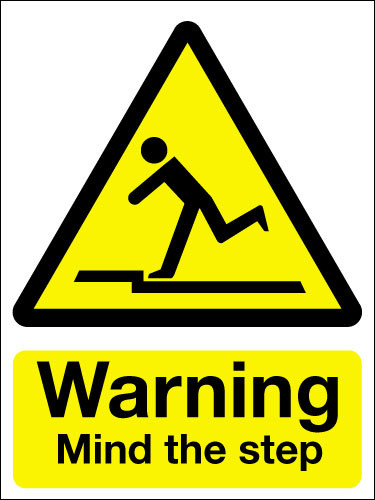 mind the step sign - Signs 2 Safety