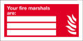 Your fire marshals are sign - Signs 2 Safety