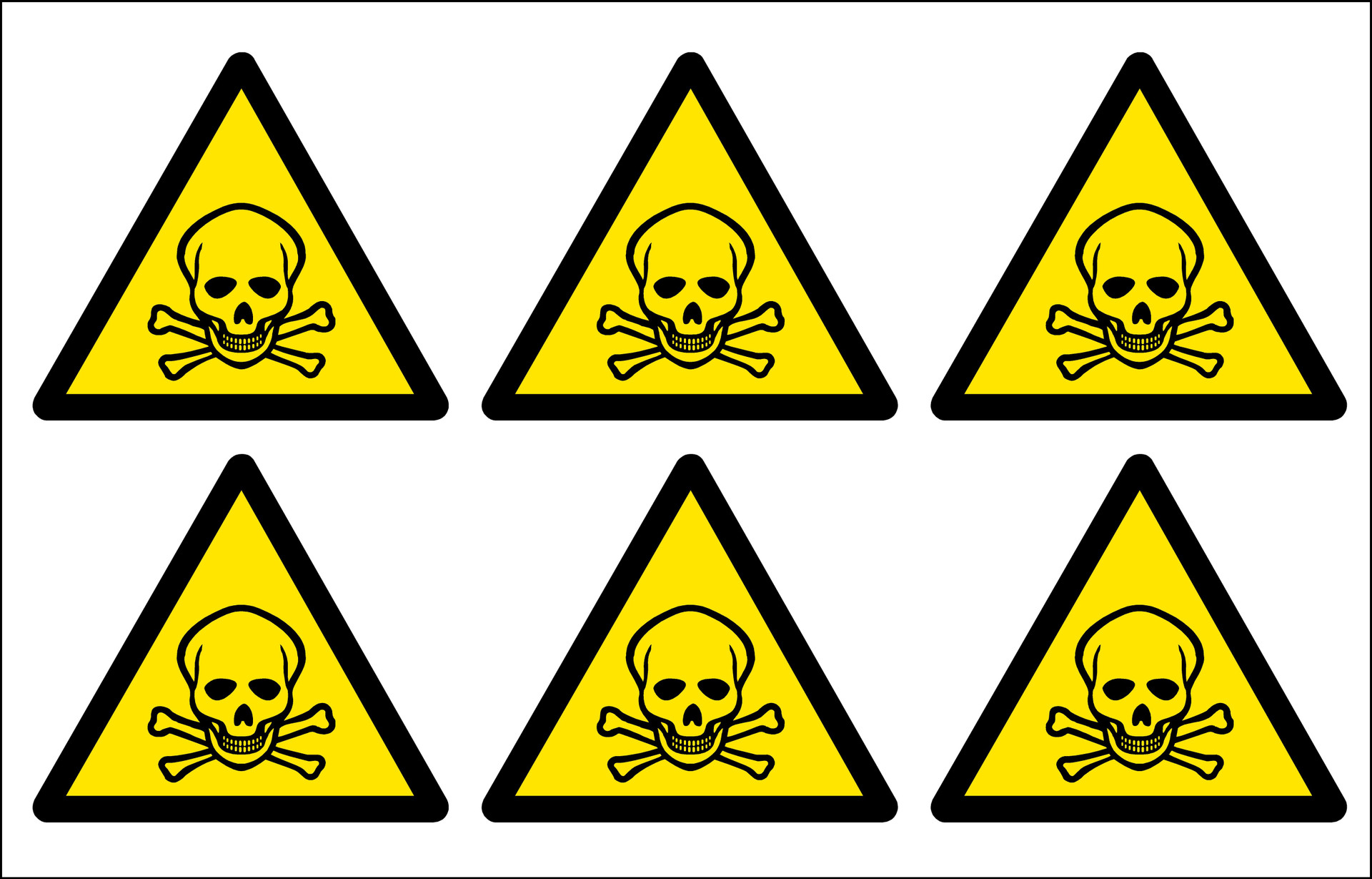 Toxic Stickers - Signs 2 Safety