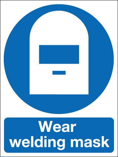 Wear welding mask sign - Signs 2 Safety