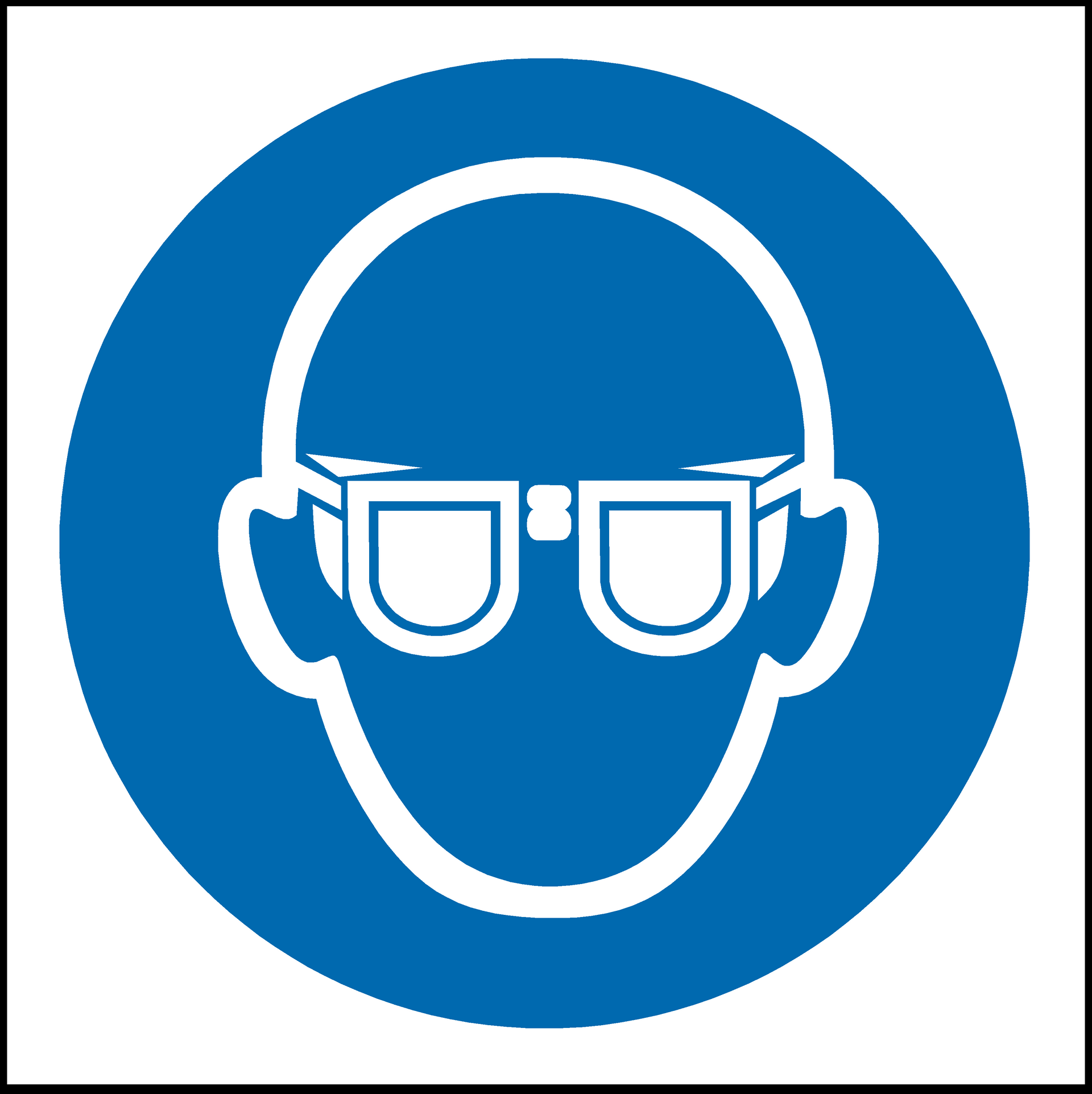 Eye protection logo - Signs 2 Safety
