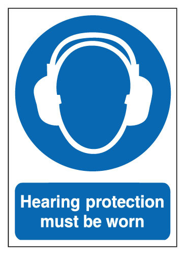 Hearing protection must be worn sign - Signs 2 Safety