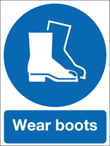 Wear boots sign - Signs 2 Safety