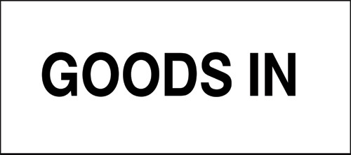 Goods in - Signs 2 Safety