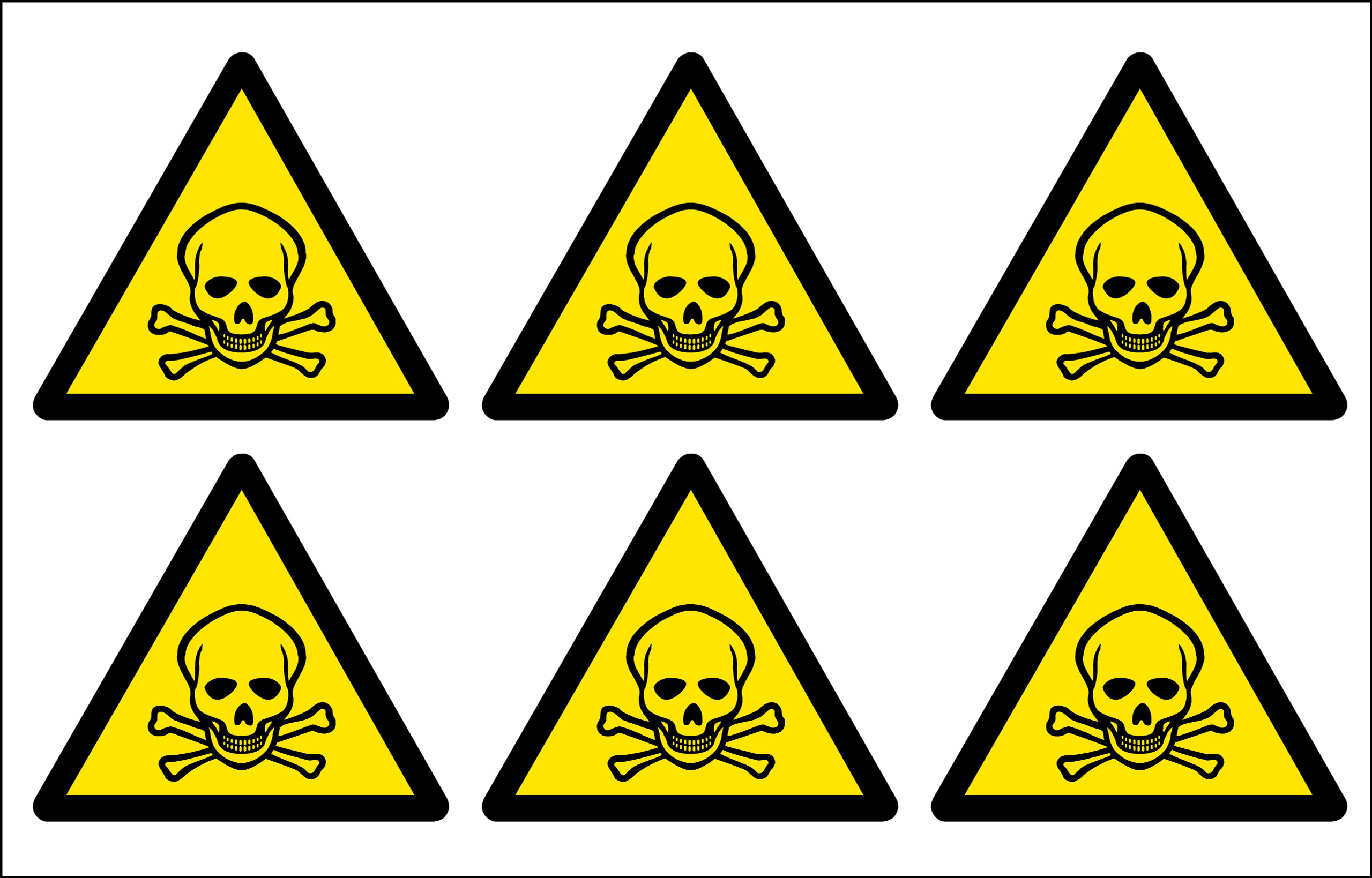 Toxic Stickers - Signs 2 Safety