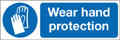 Wear hand protection sign