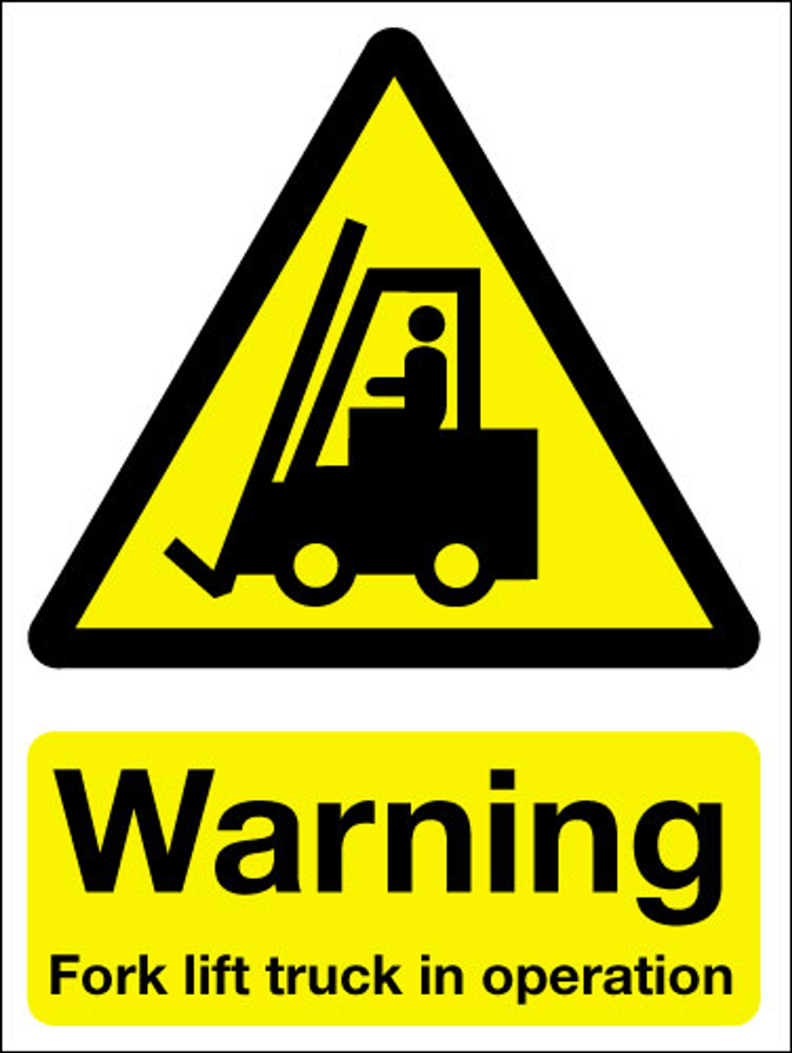 Warning Fork Lift Truck In Operation Sign Signs 2 Safety warning-fork-lift-truck-in-operation-sign-signs-2-safety