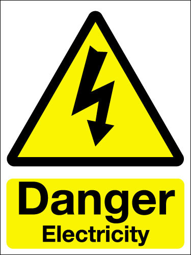 Danger electricity sign - Signs 2 Safety