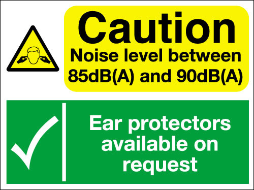 Caution noise level sign - Signs 2 Safety