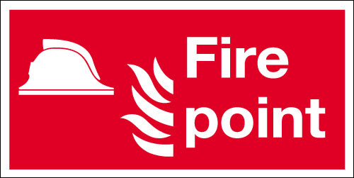 Fire point sticker at discount price
