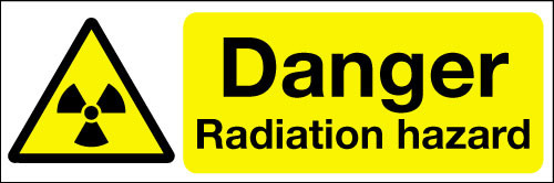 Danger radiation hazard sign - Signs 2 Safety