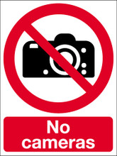 No cameras sign - Signs 2 Safety