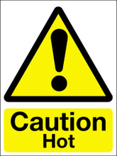 Caution hot sign - Signs 2 Safety