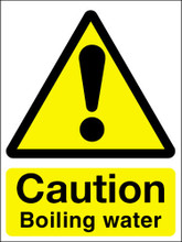 Caution boiling water sign - Signs 2 Safety