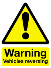 Warning vehicles reversing sign - Signs 2 Safety