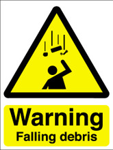 Warning falling debris sign - Signs 2 Safety