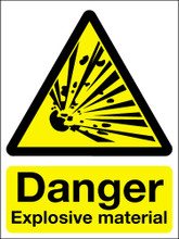 Danger explosive material sign - Signs 2 Safety