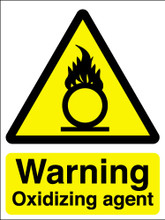 Warning oxidizing agent sign - Signs 2 Safety