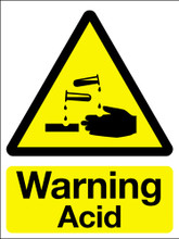 Warning acid sign - Signs 2 Safety