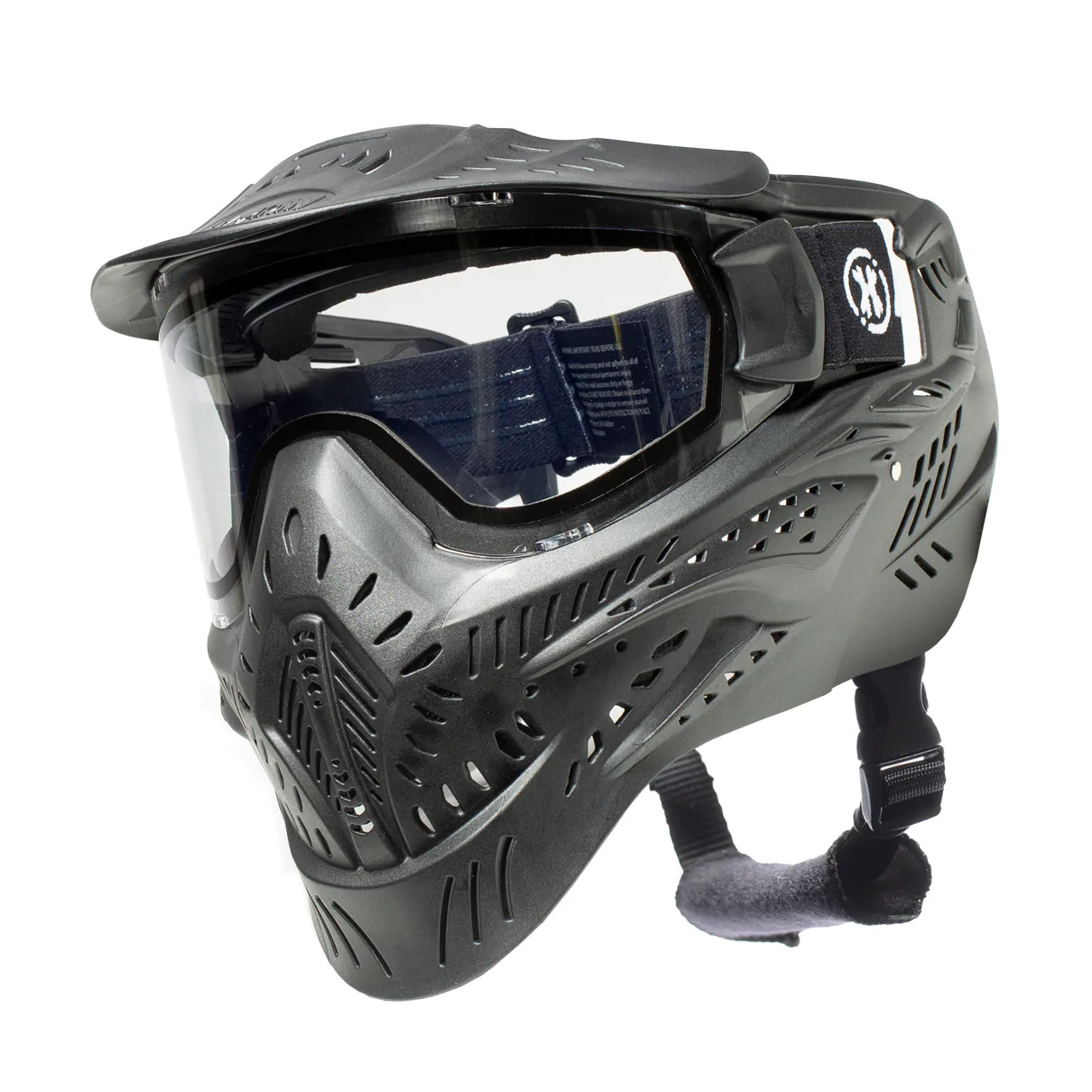 HSTL GOGGLE - BLACK / Clear single pane Lens - PAINTBALL DIRECT