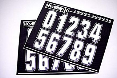 Loader Number Stickers - PAINTBALL DIRECT