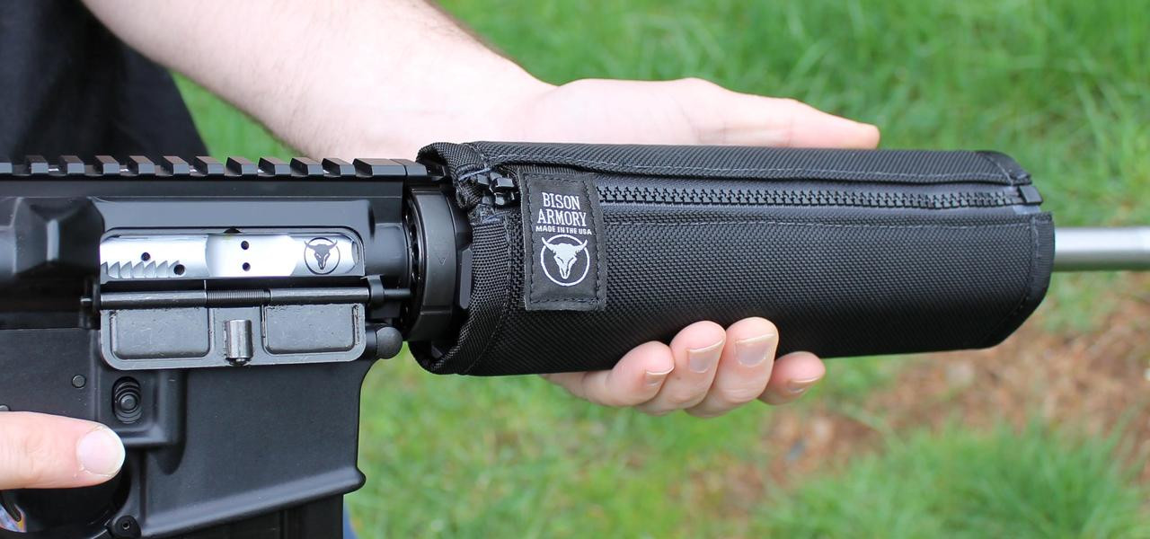 Bison Armory Forearm Skin (BLACK) - For Quad Rail Forearms - Bison ...