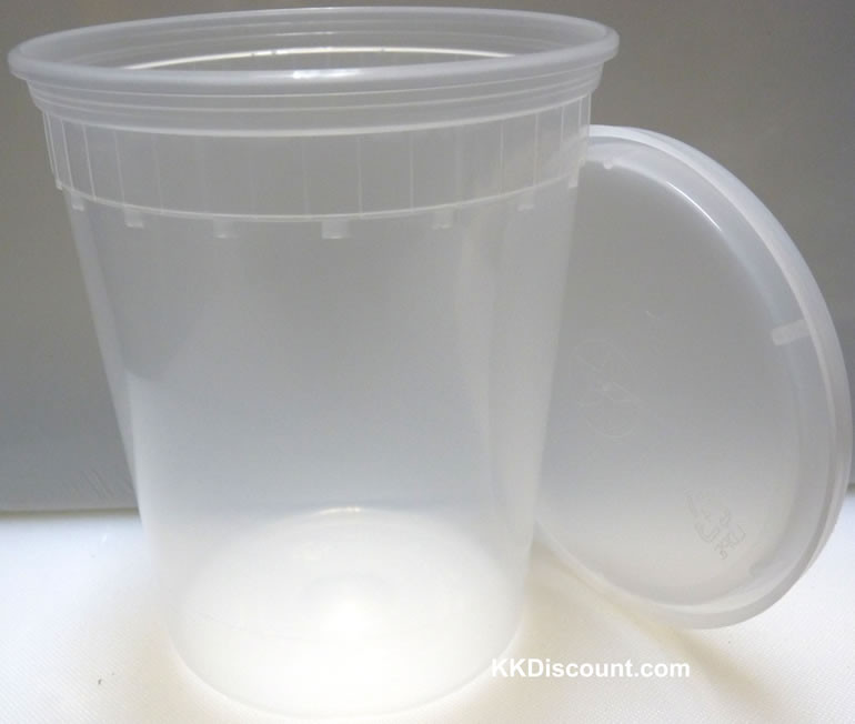 Round Quart Take Out Container - K. K. Discount Store