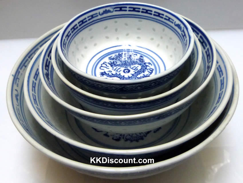 Rice Pattern Rice Bowl - K. K. Discount Store