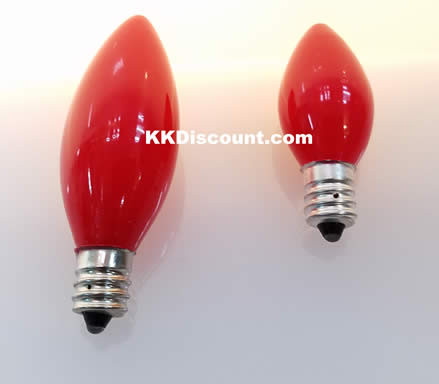 Medium Red Light Bulb - K. K. Discount Store