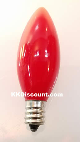 Medium Red Light Bulb - K. K. Discount Store