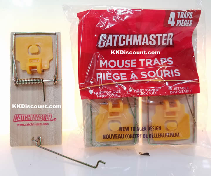 Catchmaster Small Mouse Traps 4 Pack - K. K. Discount Store