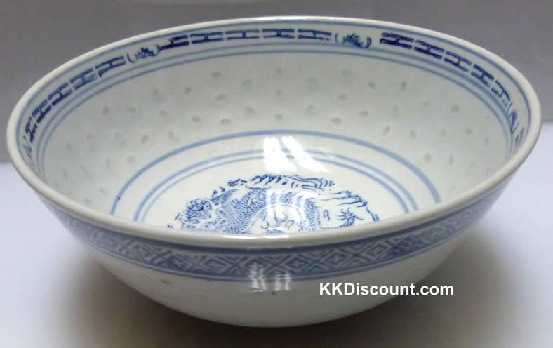 Rice Pattern 7 inch Soup Bowl - K. K. Discount Store