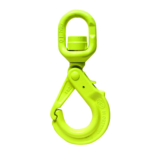 Gunnebo 3/8" GBK-10-10 Grade 100 Self-Closing Hook - 8800 lbs WLL - # ...
