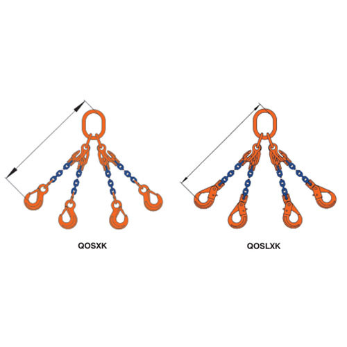 Cartec CDFXA4 1/2" Grade 100 Adjustable Master Link - 39000 lbs WLL - # ...